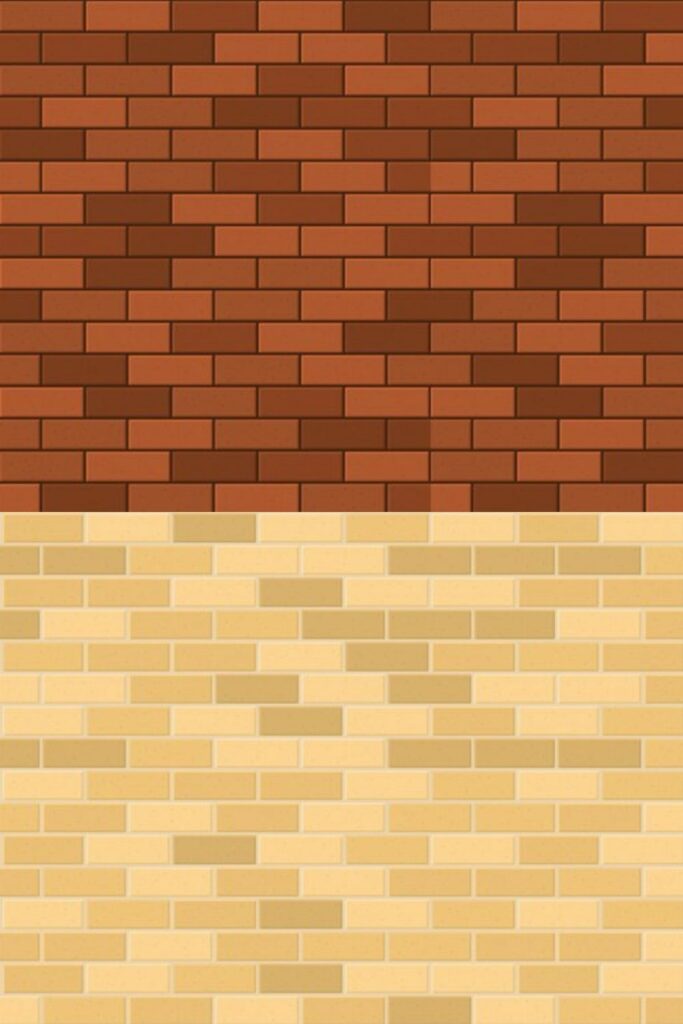 Seamless Pattern Set of Brick Wall – MasterBundles
