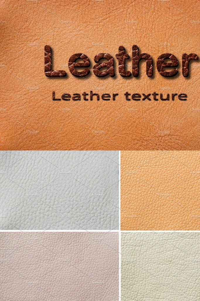 Set of leather textures – MasterBundles