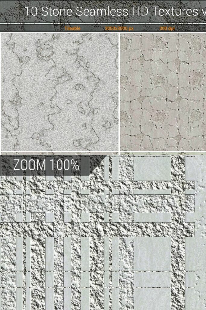 Stone HD Seamless Textures v.2 – MasterBundles