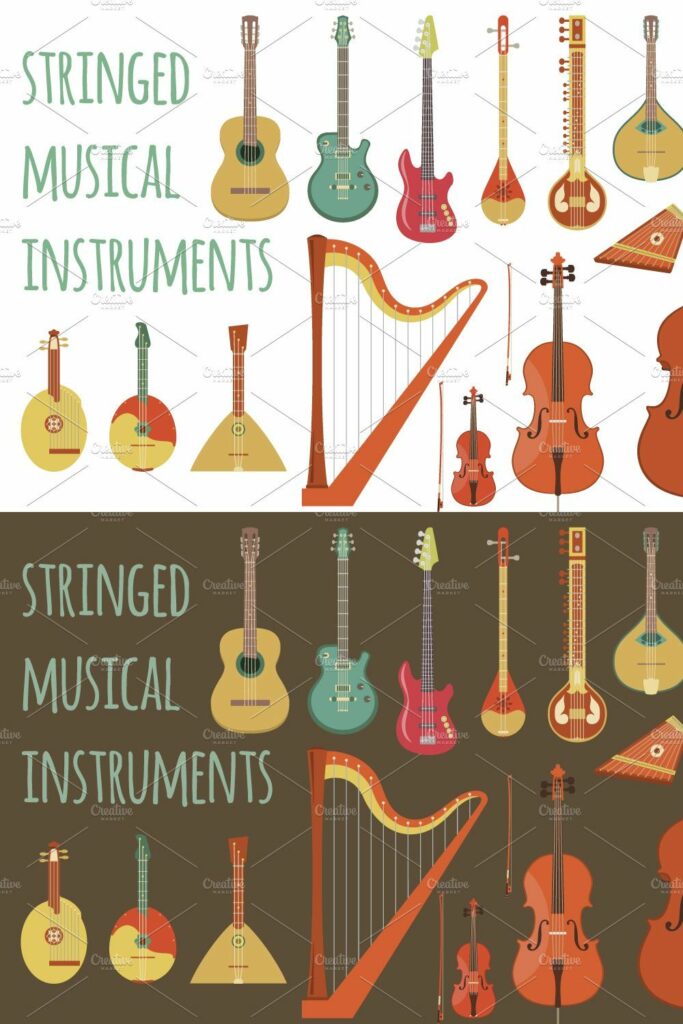 Stringed Musical Instruments – MasterBundles