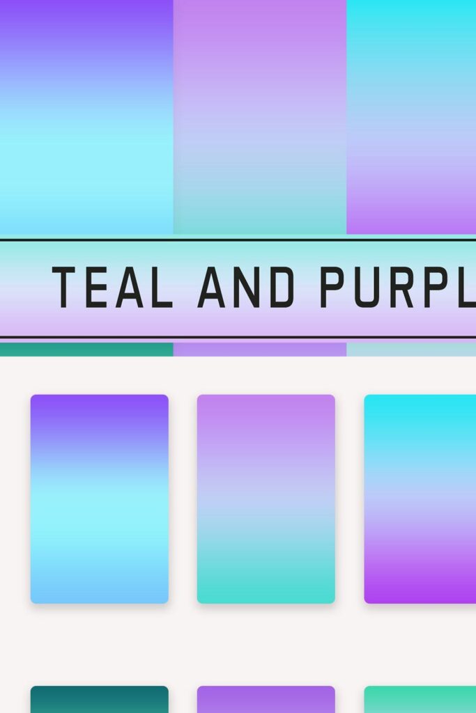 Teal And Purple Gradients – MasterBundles