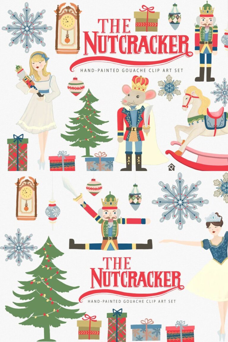 The Nutcracker Ballet Clip Art Set – MasterBundles