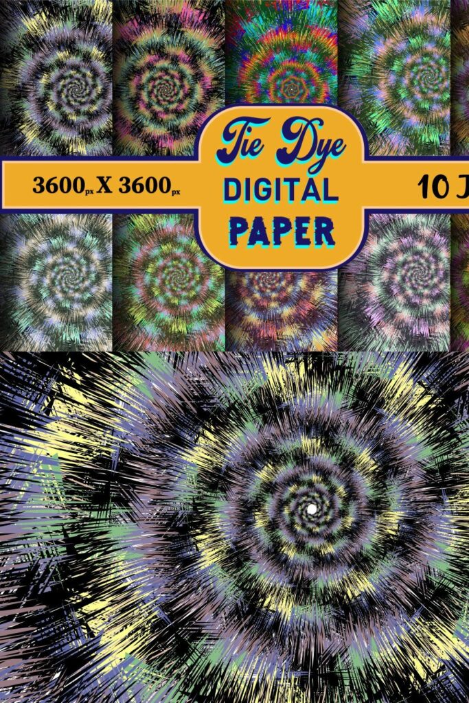 Tie Dye Sublimation Pattern – MasterBundles