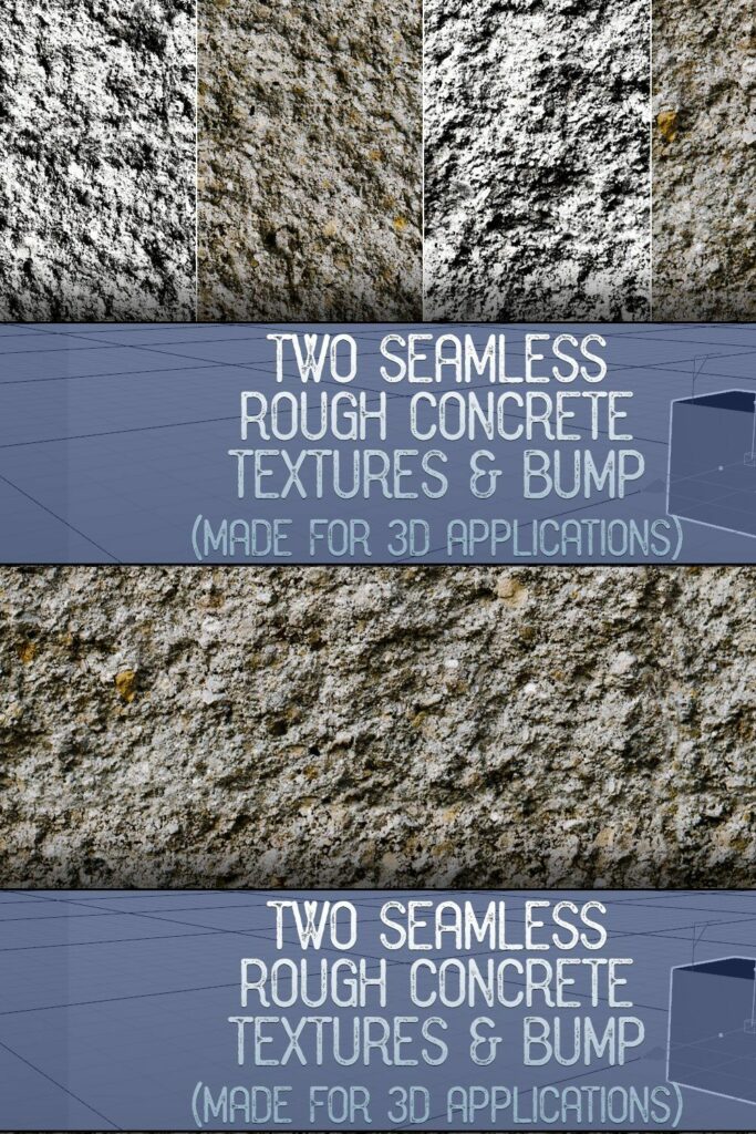 Two Seamless Rough Concrete Textures – MasterBundles