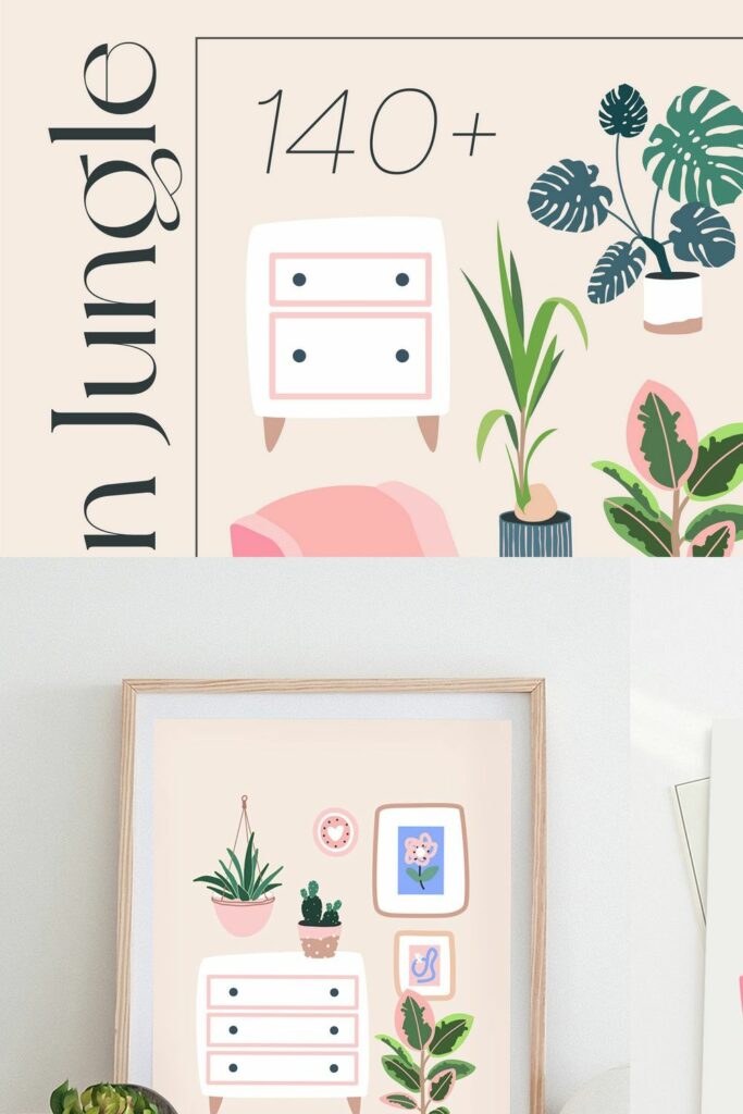 URBAN JUNGLE Interior & Home Plants – MasterBundles