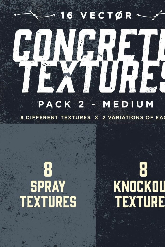 Vector Concrete Textures | Pack 2 – MasterBundles