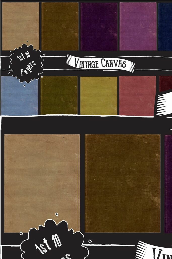 Vintage Canvas Paper Textures 3 – MasterBundles
