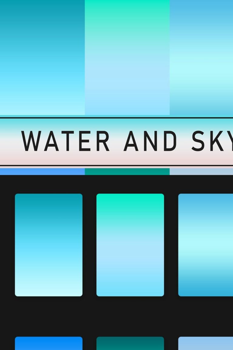Water And Sky Gradients – MasterBundles