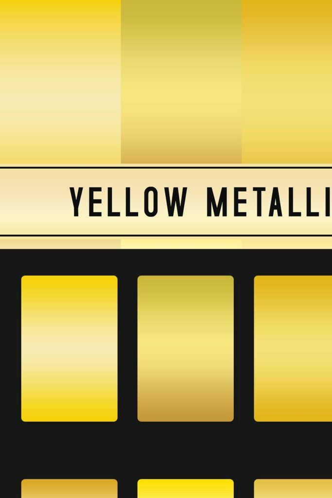 Yellow Metallic Gradients – MasterBundles