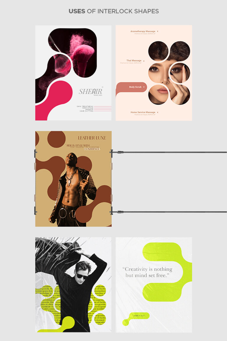 20+ Interlock Shapes - MasterBundles