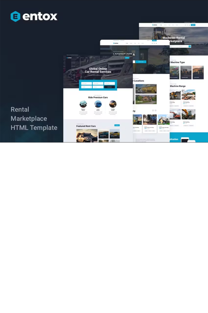 Free Car Business Website HTML Template - MasterBundles