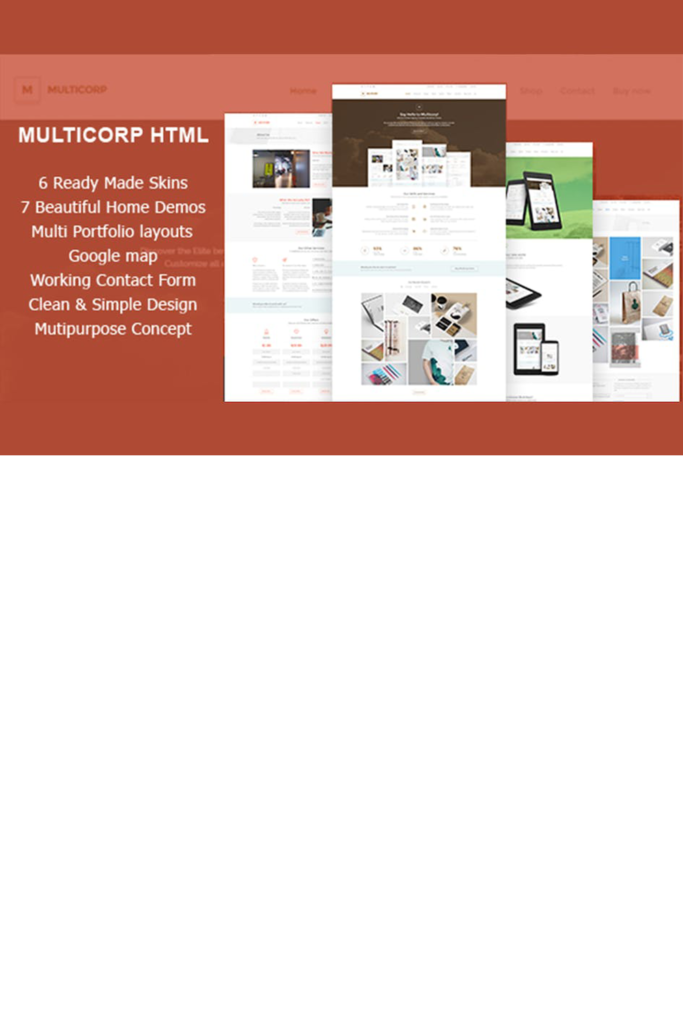 Free Clean Agency Website HTML Template - MasterBundles