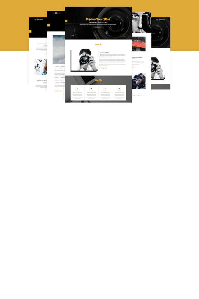 Free Responsive Creative Photography HTML5 Template - MasterBundles