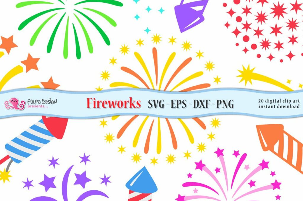 Fireworks SVG, Eps, Dxf, Png – MasterBundles