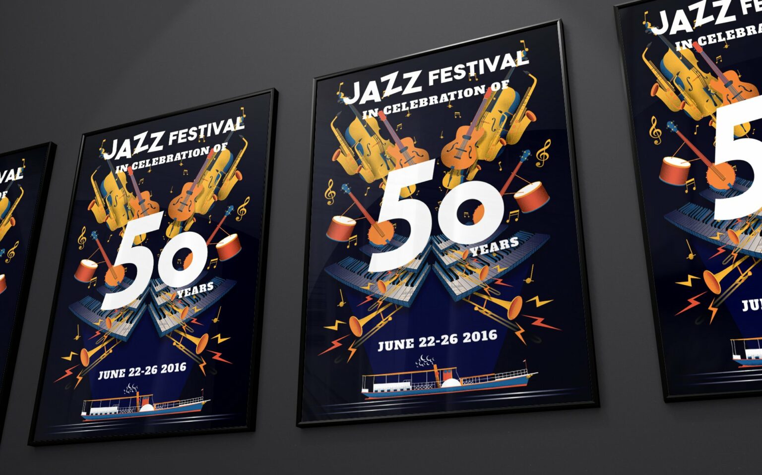 7 Vintage Music Instruments & Poster – MasterBundles