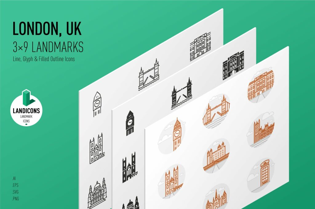 Landmarks of the UK - London – MasterBundles