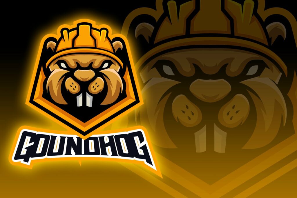Groundhog Esport Logo – MasterBundles