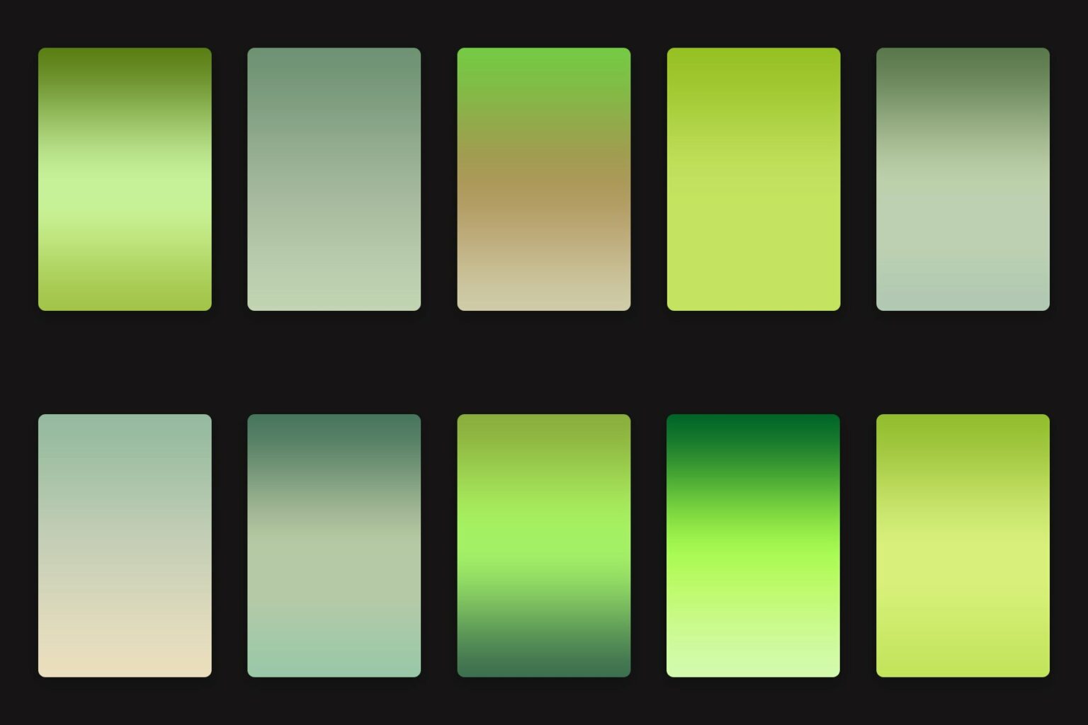 Green Nature Gradients – MasterBundles