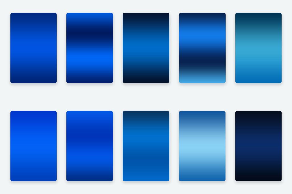 Blue Metallic Gradients V2 – MasterBundles