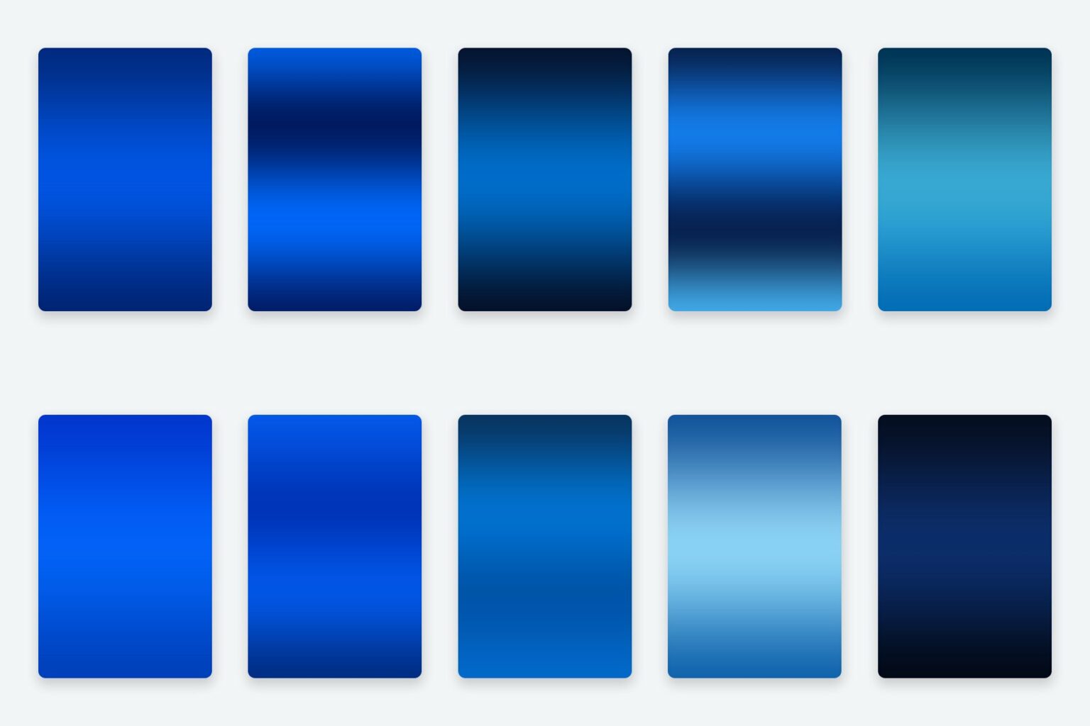 Blue Metallic Gradients V2 – MasterBundles