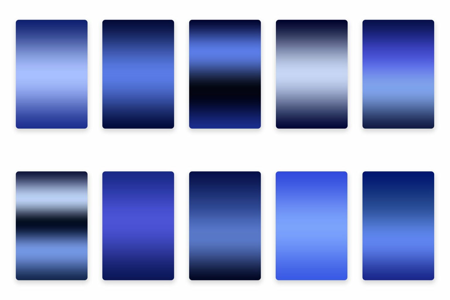 Blue Metallic Gradients – MasterBundles