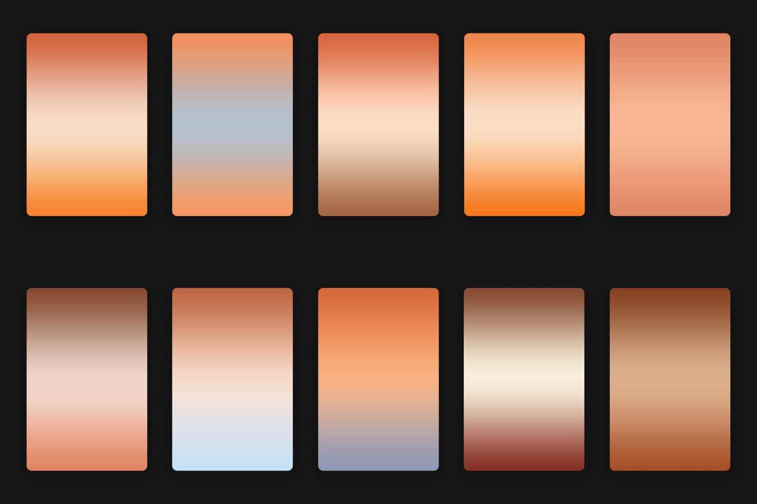 Terracotta Color Gradients – MasterBundles