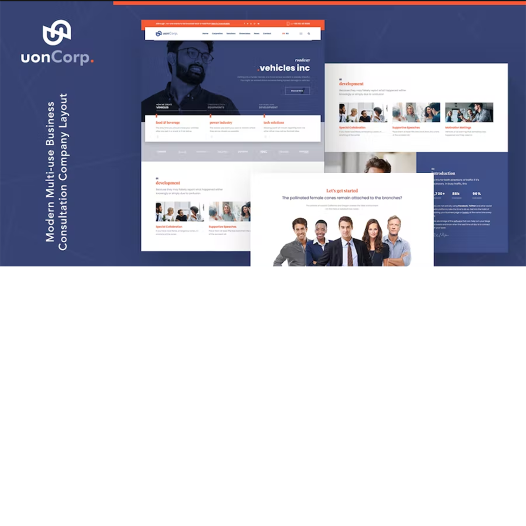 Free Business Solutions Consulting HTML Template - MasterBundles