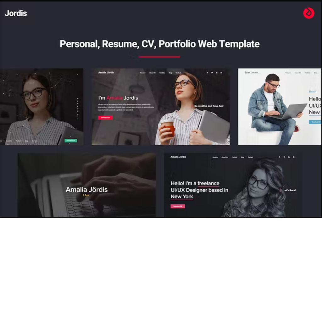 Free Jordis Responsive Bootstrap 4 Personal Website Template ...