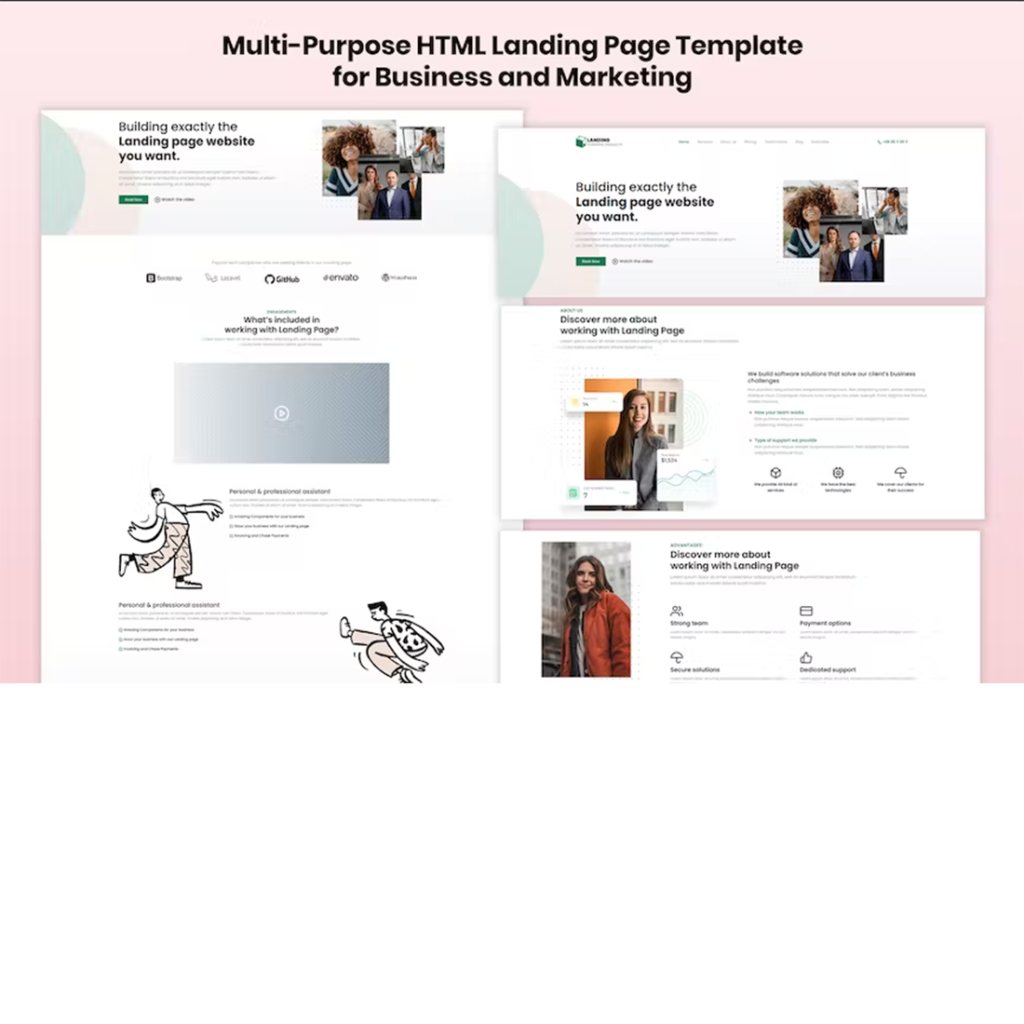 Free Legaland - Multi-Purpose HTML Landing Page Template for Business ...