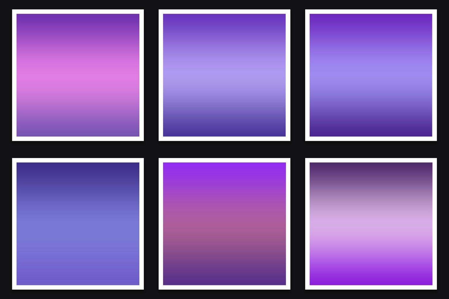 Violet Gradients – MasterBundles