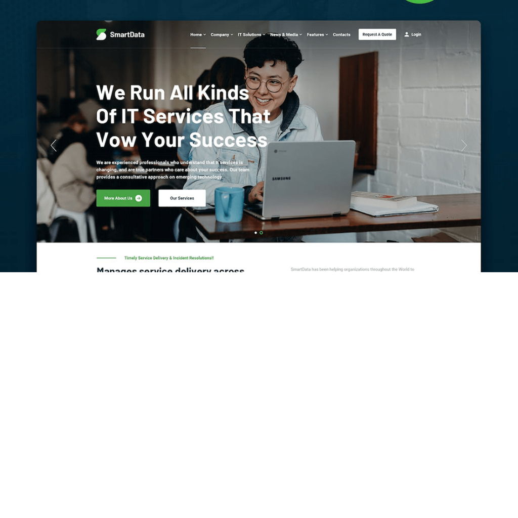 Free IT Solutions & Services HTML5 Template - MasterBundles