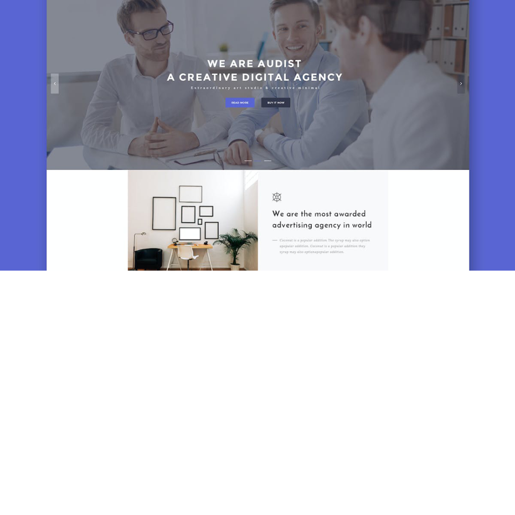 Free Audist Modern Portfolio HTML5 Template - MasterBundles