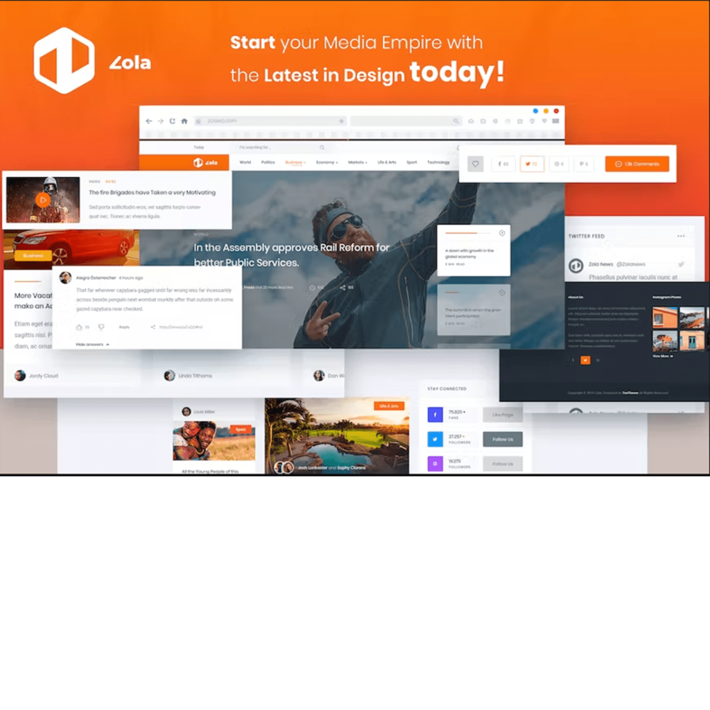 Free Magazine News HTML5 Template - MasterBundles