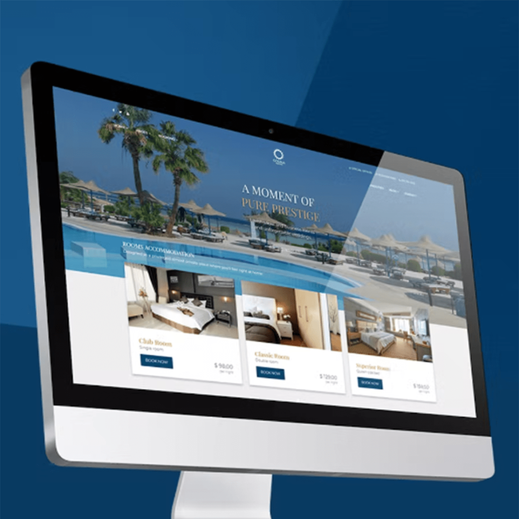 Free Colina Hotel Resort & Accommodation Website Template - MasterBundles