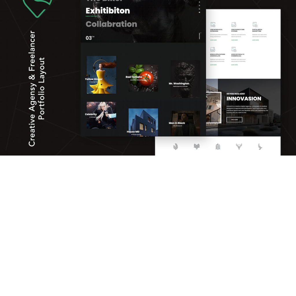 Free Creative Portfolio Resume HTML Template - MasterBundles