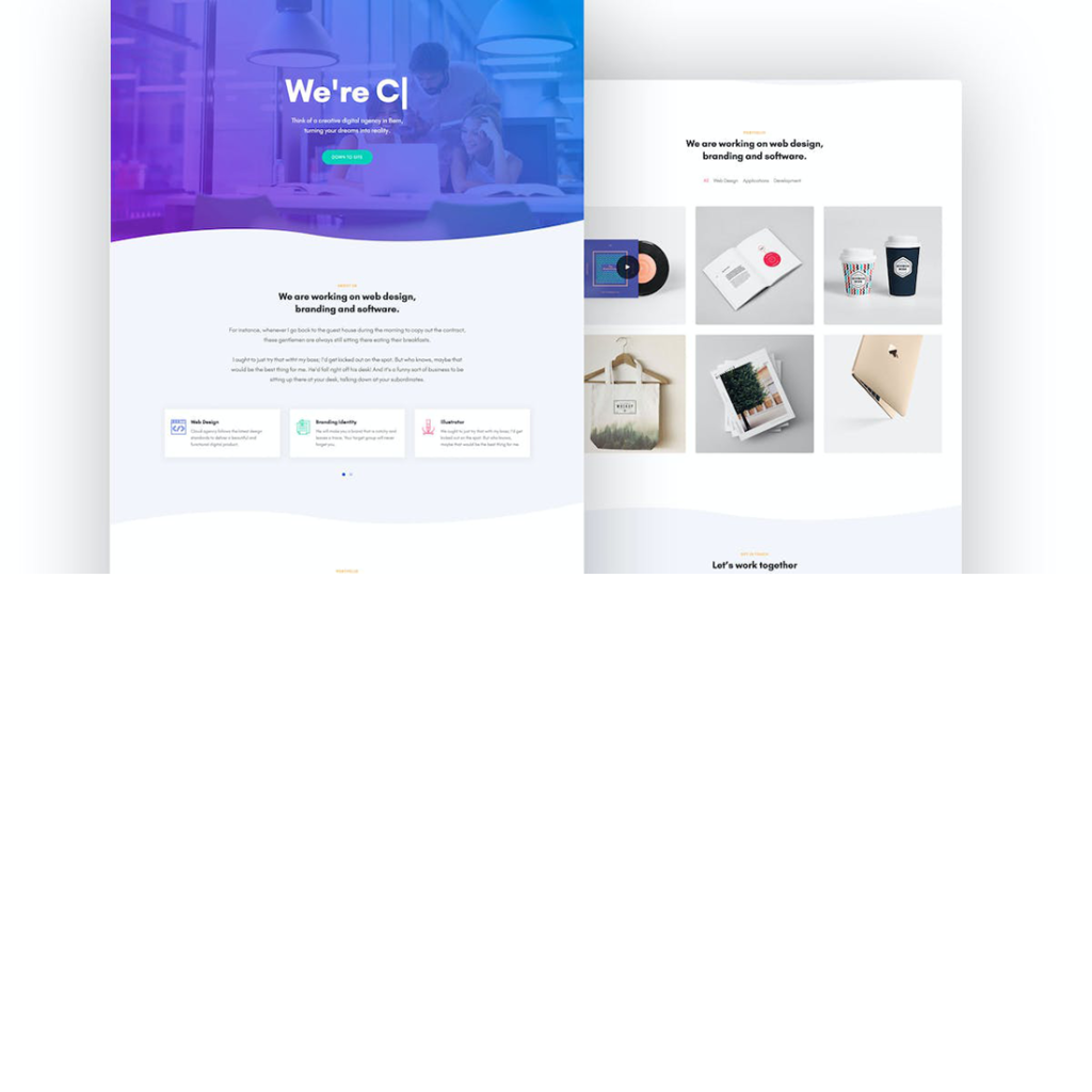 Free Digital Agency Website HTML Template - MasterBundles