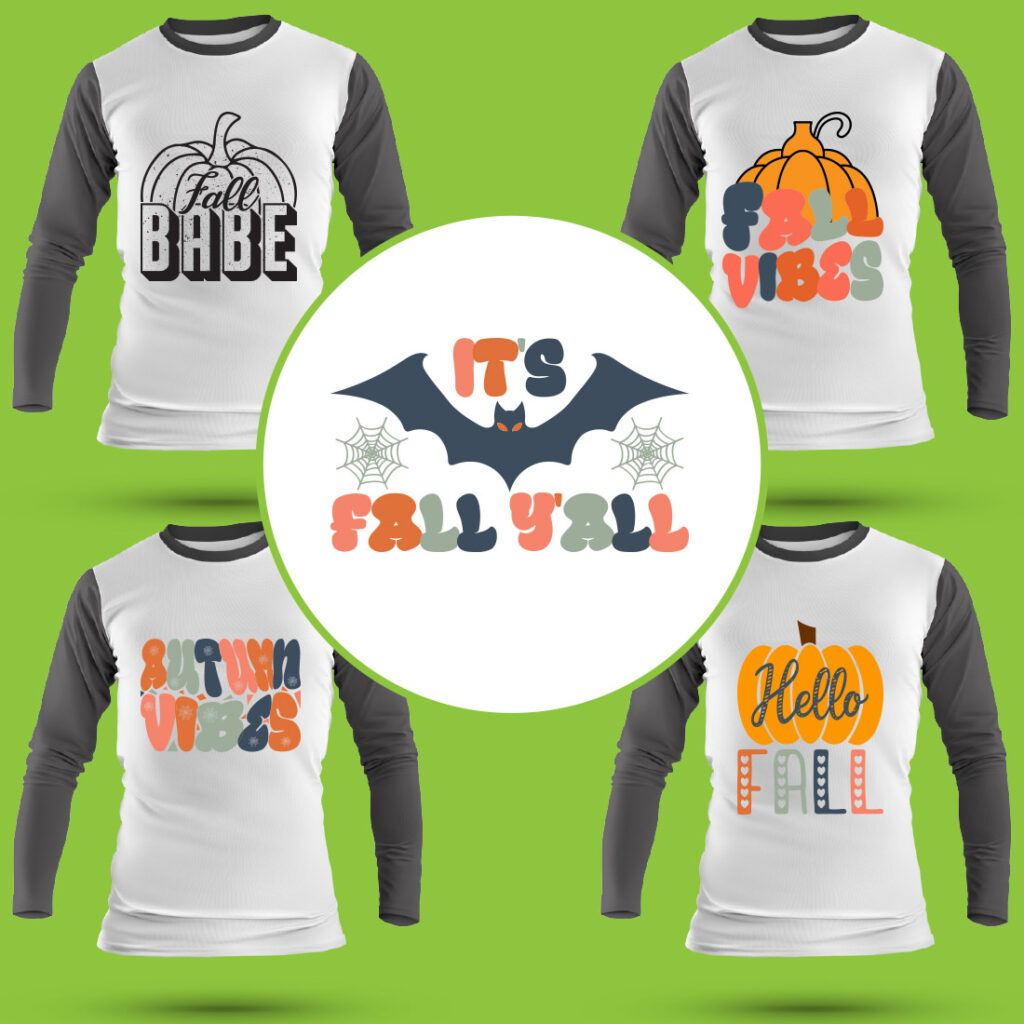 Fall T Shirt Designs Bundle - MasterBundles