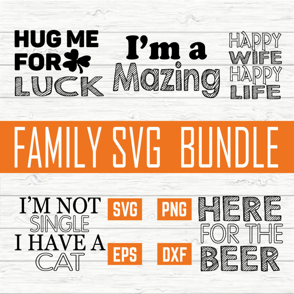 Family Typography Design Bundle vol. 12 - MasterBundles