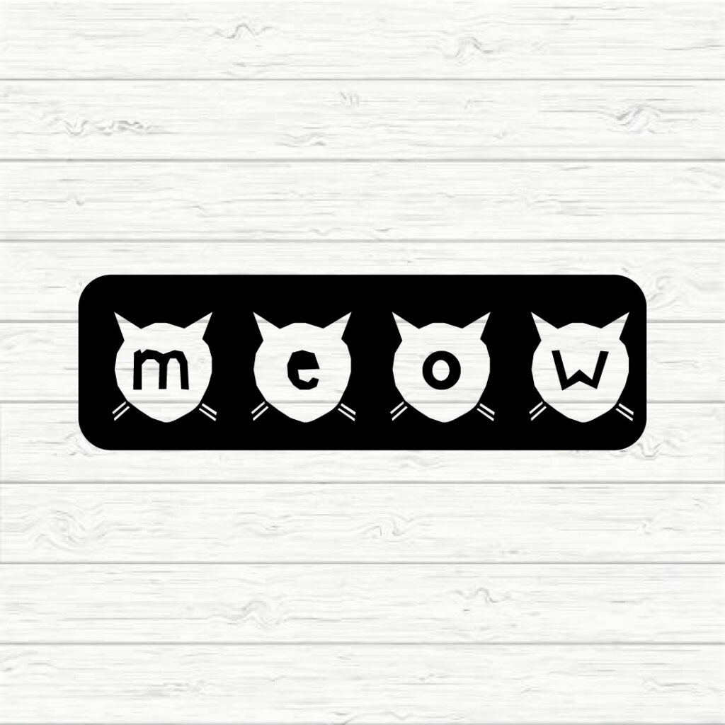 Meow Svg - MasterBundles