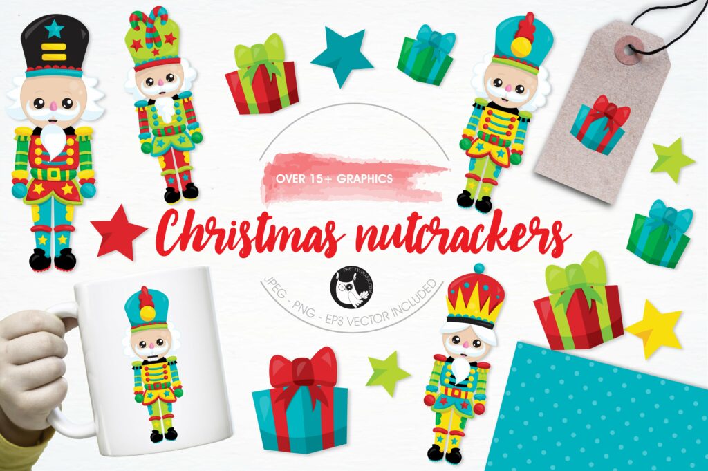 Nutcracker illustration pack – MasterBundles