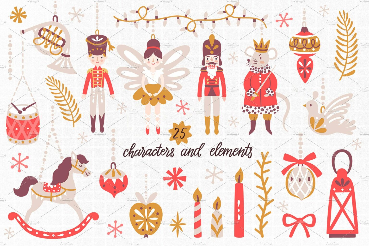 Nutcracker ballet. Magical clipart – MasterBundles