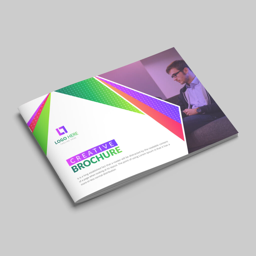 Landscape brochure design - MasterBundles