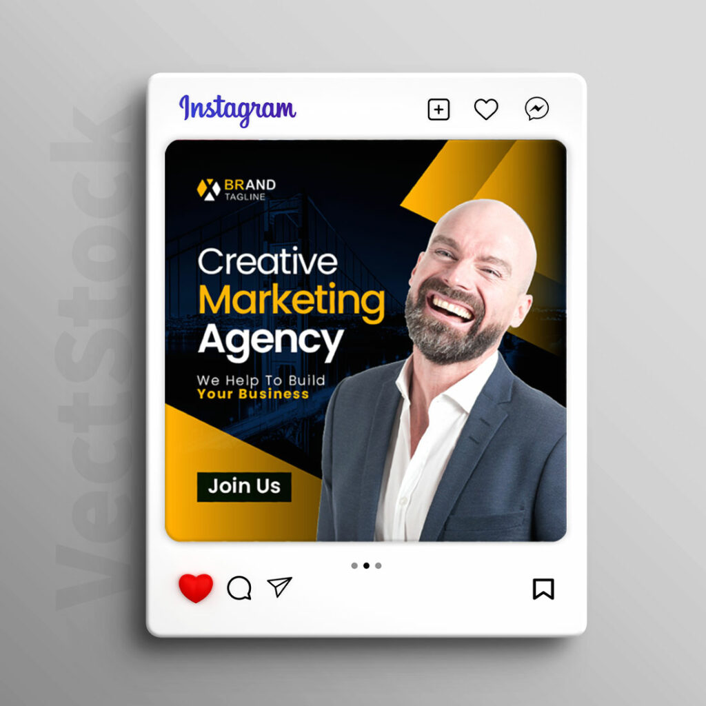 Digital marketing agency and corporate social media post banner design ...