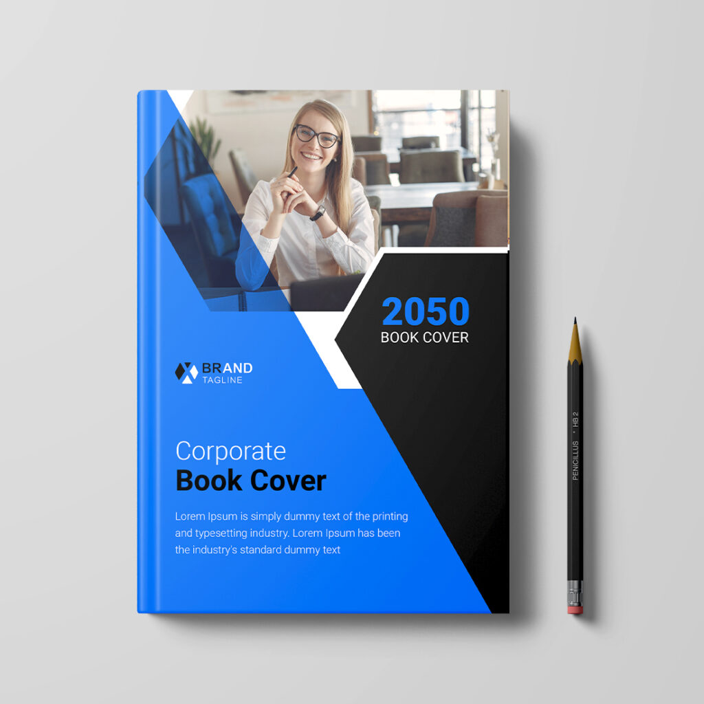 Creative book cover design template - MasterBundles