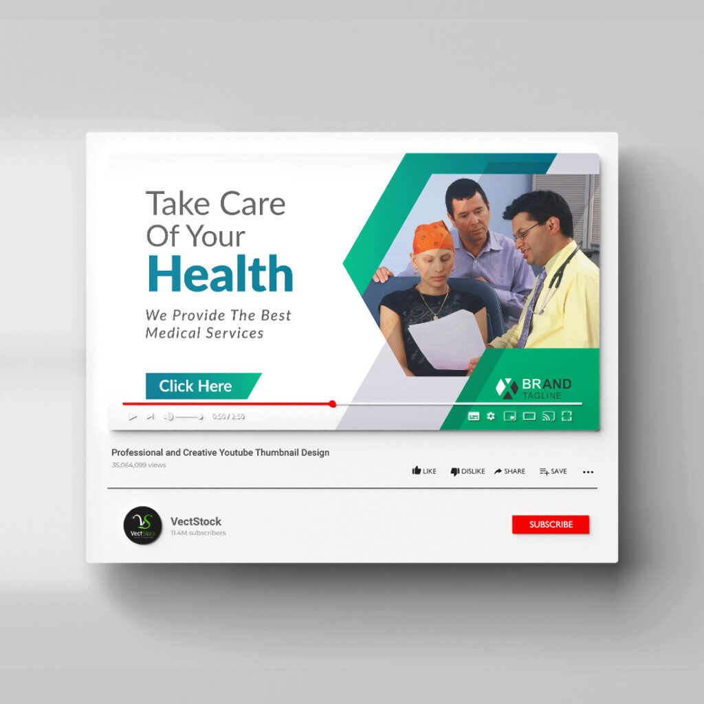 Medical Youtube thumbnail - MasterBundles