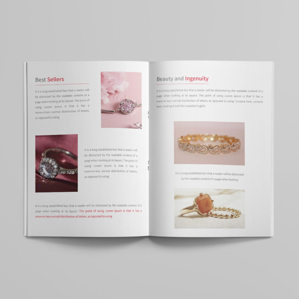 Jewelry Brochure Design Template - MasterBundles