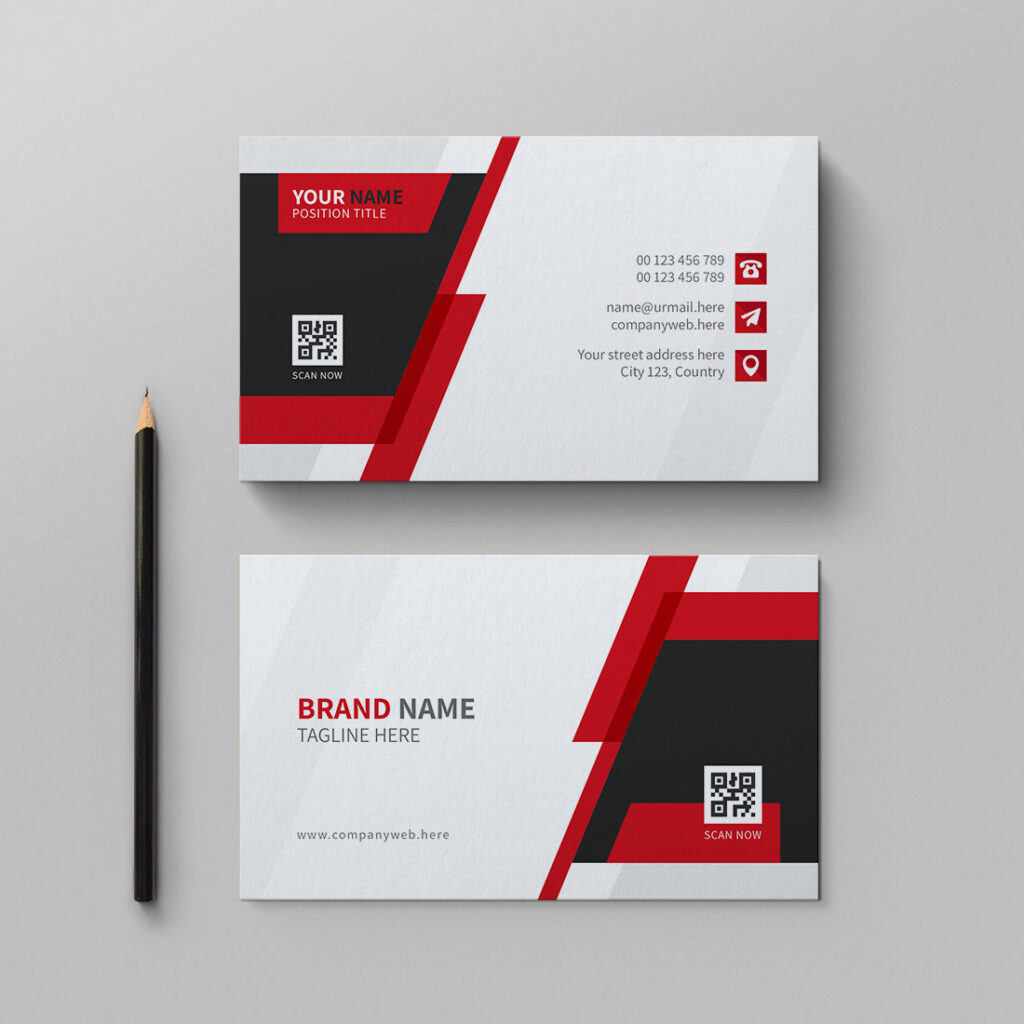 Modern and clean name card design template - MasterBundles