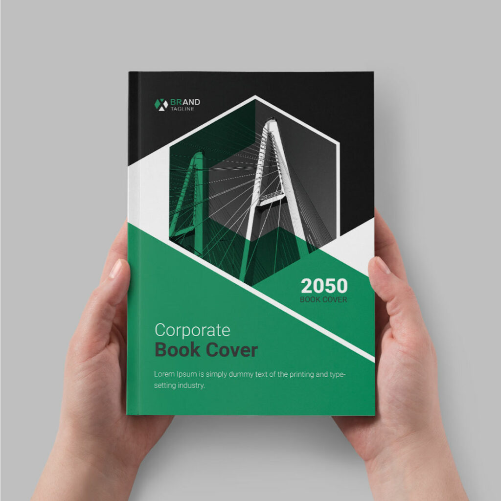 Corporate brochure cover design template - MasterBundles