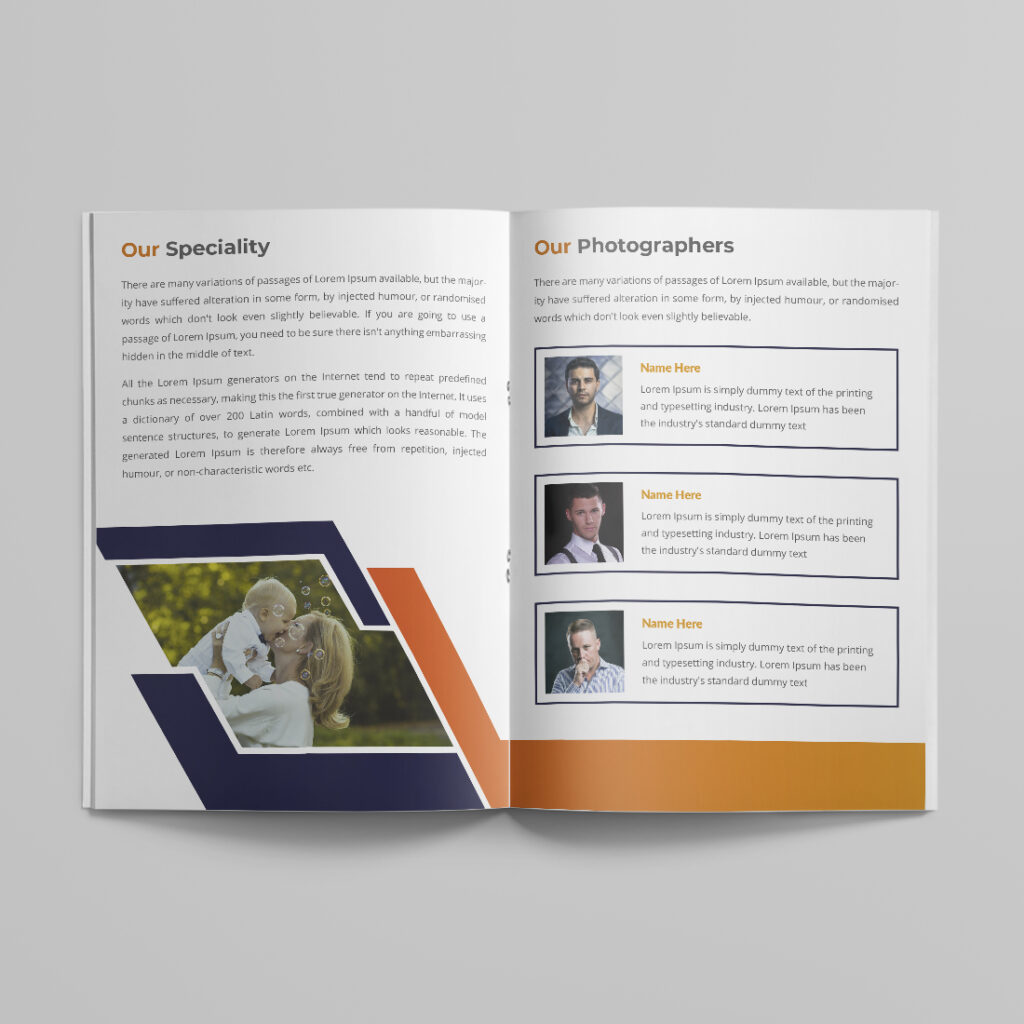 Photography Brochure Design Template - MasterBundles