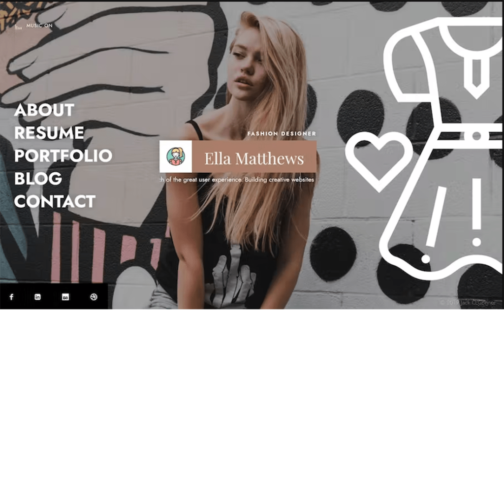 Free ikonik Resume CV Animated Template - MasterBundles